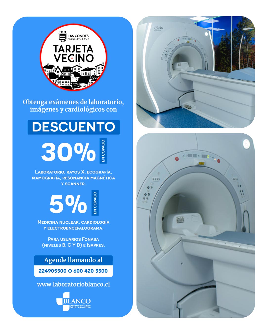 LABORATORIO CLINICO BLANCO - Las Condes